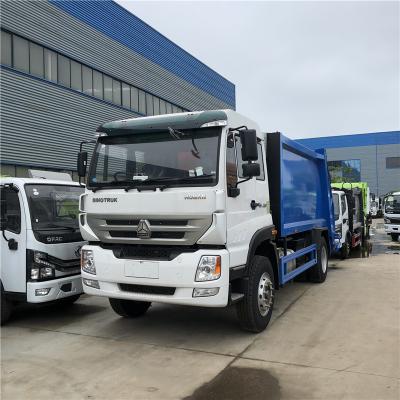 China 4x2 Sinotruck Euro 6 Diesel 18cbm Rear Loader Garbage Truck Compactor Compressed Waste Truck for sale