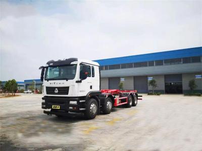 China 8x4 Sinotruk Howo Hook Lift Garbage Truck 20 Cbm Bucket 31000kg GVW for sale