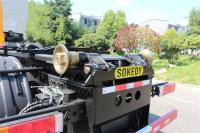 China 8x4 Sinotruk Howo Hook Lift Garbage Truck 20 Cbm Bucket 31000kg GVW for sale
