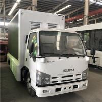 China ISUZU 4x2 P5 LED Display Advertising Truck 3 Sides 6.75 sqm Screen 72kW for sale