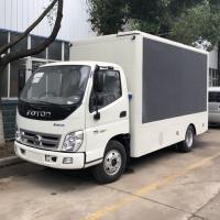 China Foton 4x2 Diesel LED Screen Mobile Advertising Truck 6.62sqm P5 Full Color LHD RHD for sale