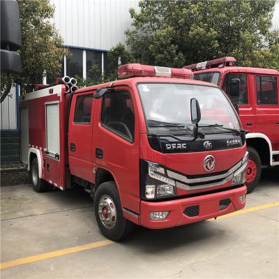 China Dongfeng 4x2 Euro 6 3000L Water Tank Fire Fighting Truck 96kW Fire Pump for sale