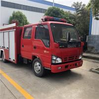China ISUZU 600P 4x2 130HP Euro 6 Fire Truck 3000L Water Tanker New for sale