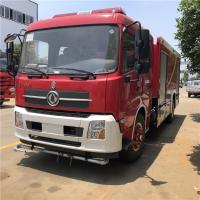 China Dongfeng 4x2 Euro 3 8000L Fire Tanker Truck RHD LHD Fire Fighting Truck 132kW for sale