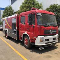 China Dongfeng 4x2 Euro 3 8000L Fire Tanker Truck RHD LHD Fire Fighting Truck 132kW for sale