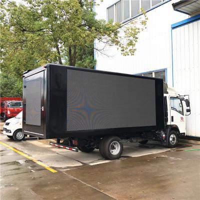 China 4x2 P5 P4 P3 LED Display Truck Box for Billboard Advertising 3840x1728 for sale
