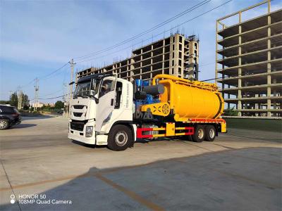 China ISUZU VC61 6x4 20000 Liters High Pressure Sludge Suction Sewage Tank Truck for sale
