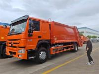China Sinotruck Howo 4x2 Garbage Compressor Truck 12 cbm Volume 18000kg GVW for sale