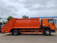 China Sinotruck Howo 4x2 Garbage Compressor Truck 12 cbm Volume 18000kg GVW for sale