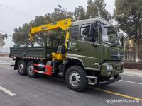 China Dongfeng 6x6 260hp 8 Ton XCMG Straight Arm Truck Mounted Crane Truck for Heavy Lifting for sale