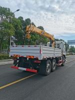 China Dongfeng 6x6 260hp 8 Ton XCMG Straight Arm Truck Mounted Crane Truck for Heavy Lifting for sale