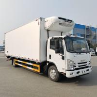 China New ISUZU 700P 190hp Refrigerated Box Truck with Carrier Thermo King Cooling Unit for sale