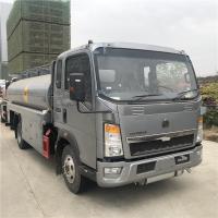 China HOWO Sinotruck 8000L Carbon Steel Fuel Tank Truck for Diesel Transport for sale