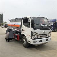 China Dongfeng 4x2 Euro 6 Diesel 126HP 6000L Fuel Tanker Truck with Dispenser for sale