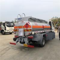 China Dongfeng 4x2 Euro 6 Diesel 126HP 6000L Fuel Tanker Truck with Dispenser for sale