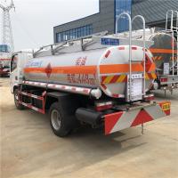 China Dongfeng 4x2 Euro 6 Diesel 126HP 6000L Fuel Tanker Truck with Dispenser for sale