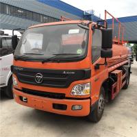 China Foton 4x2 5000L Fuel Tank Truck RHD LHD Carbon Steel Oil Tanker for sale
