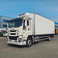 China ISUZU GIGA 10-12 Ton Refrigerator Truck 7200mm Box for Meat Ice Cream Transport for sale