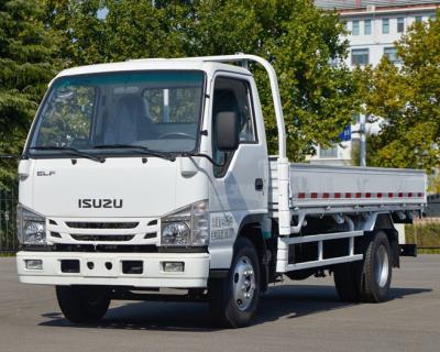 China Isuzu 100P 2 Ton Light Cargo Fence Truck 3500kg GVW 120hp Diesel Lorry for sale