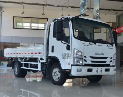 China Isuzu KV100 120hp Eu 6 Engine 3 Ton Light Cargo Fence Truck 4x2 Lorry for sale