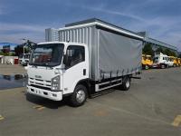 China Isuzu KV100 115hp 3 Ton Tarpaulin Truck GVW 6350kg Light Cargo Box Van 4x2 Diesel for sale