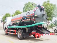 China 4x2 Dongfeng 8 cbm Sewage Suction Truck 10000L Water Tank 135hp Diesel for sale