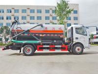 China 4x2 Dongfeng 8 cbm Sewage Suction Truck 10000L Water Tank 135hp Diesel for sale