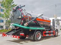 China 4x2 Dongfeng 8 cbm Sewage Suction Truck 10000L Water Tank 135hp Diesel for sale