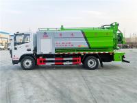 China Dongfeng 4x2 10000 Liters Vacuum Sewage Suction and Cleaning Truck with Water Tank for sale