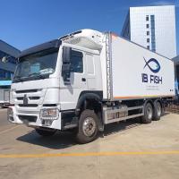 China SINOTRUK HOWO 6x4 20-25 Ton Refrigerator Truck 10 Wheel 340HP Refrigeration Unit for sale