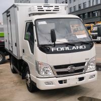 China Foton Forland 2 Ton Diesel Refrigerated Truck 3120mm Box Cold Room Van for sale