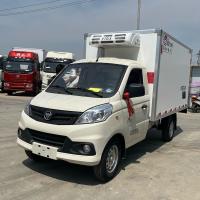 China FOTON Mini Refrigerated Truck 1 Ton Gasoline 122hp Euro 6 for Food Transport for sale