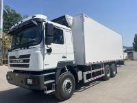 China SHACMAN 25 Ton 6x4 Refrigerator Truck 9m Box LHD RHD 340hp Euro 2 for sale