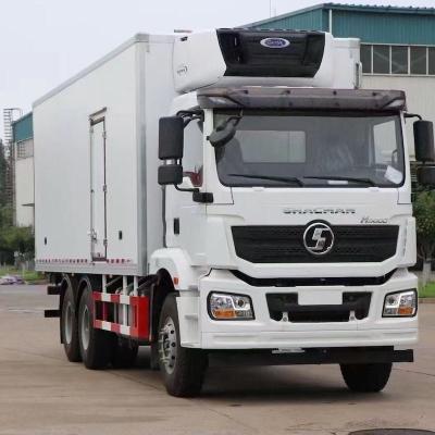 China SHACMAN 25 Ton 6x4 Refrigerator Truck 9m Box LHD RHD 340hp Euro 2 for sale