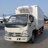China 3 Ton Euro 2 Forland LHD Diesel Refrigerated Truck 4000x1850x1800mm Box for sale