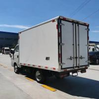 China JAC X5 Mini Refrigerated Truck 3500mm Box Gasoline Engine 120hp for Food Transport for sale