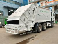China SHACMAN 15 Ton 6x4 Garbage Compactor Truck 22 CBM Hydraulic Lifter for sale