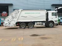 China SHACMAN 15 Ton 6x4 Garbage Compactor Truck 22 CBM Hydraulic Lifter for sale