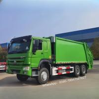 China 6x4 Right Hand Drive HOWO 20-22cbm Garbage Compactor Truck 340hp Euro 2 for sale