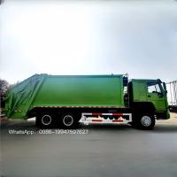 China 6x4 Right Hand Drive HOWO 20-22cbm Garbage Compactor Truck 340hp Euro 2 for sale