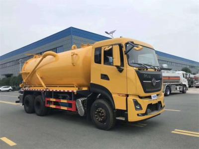 China Dongfeng 6x4 15000 Liters Sewage Suction Truck with 375HP Engine for sale