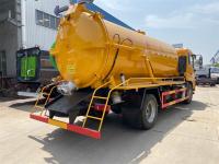 China 4x2 Dongfeng 10 cbm Sewage Suction Truck 190HP Diesel Vacuum Tanker for sale
