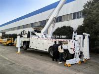 China 20 Ton 360 Degree Continuous Rotation Rotator Wrecker Tow Truck with Dual 10 Ton Winches for sale