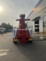 China 40 Tons Heavy Duty 3 Stage Boom Integrated Wrecker Tow Truck Body 111000 lbs for sale