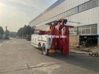 China 40 Tons Heavy Duty 3 Stage Boom Integrated Wrecker Tow Truck Body 111000 lbs for sale