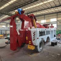 China 40 Tons Heavy Duty 3 Stage Boom Integrated Wrecker Tow Truck Body 111000 lbs for sale