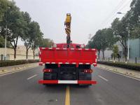 China Dongfeng 4x4 Double Cabin Truck Mounted Crane with XCMG 5 Ton Straight Arm for Military Use for sale