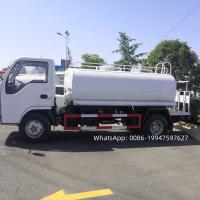 China ISUZU 100P 4000L Carbon Steel Water Tanker Sprinkler Truck 4x2 98hp for sale