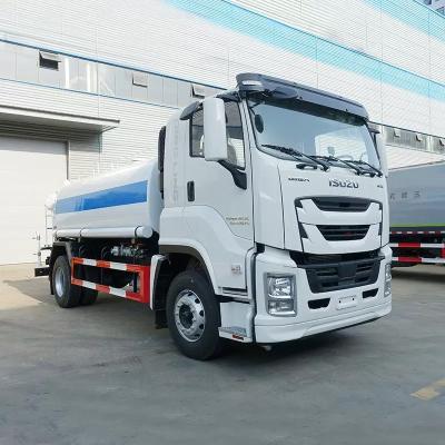 China ISUZU FTR 4x2 Left Hand Drive Water Tank Truck 12000L Water Sprinkler for Road Cleaning for sale