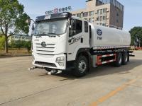 China Euro 5 5000 Gallon FAW Water Tank Truck Sprinkler 6x4 320hp for Road Washing Greening for sale